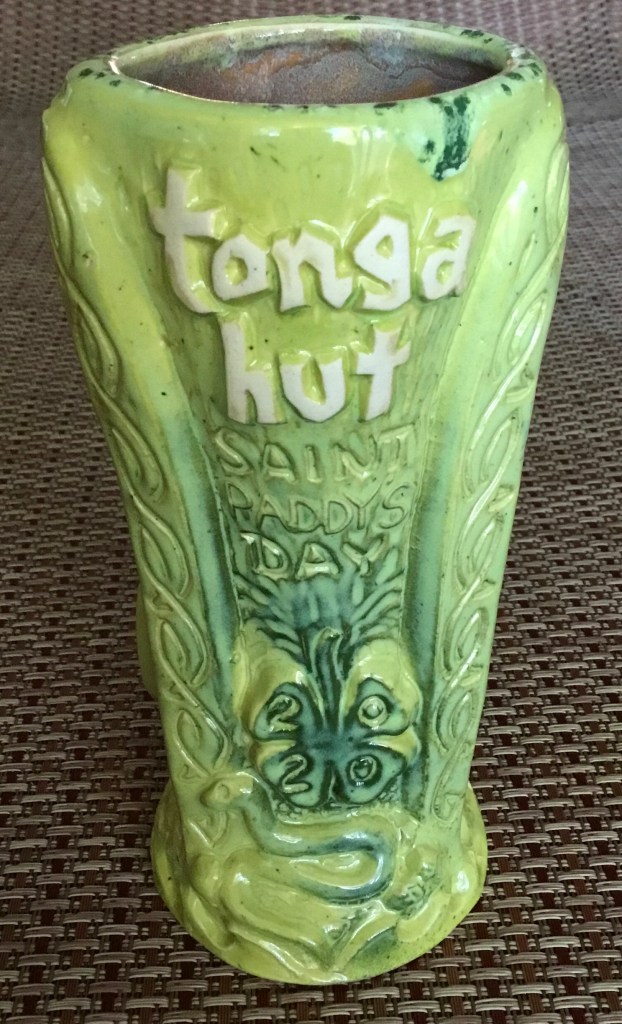 St. Paddys Day Tiki Mug - Tonga Hut - 2020 Edition - The Search For Tiki